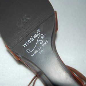 Matisse | Shoes | New Matisse Leather Wedge Sandals Size 8m | Poshmark